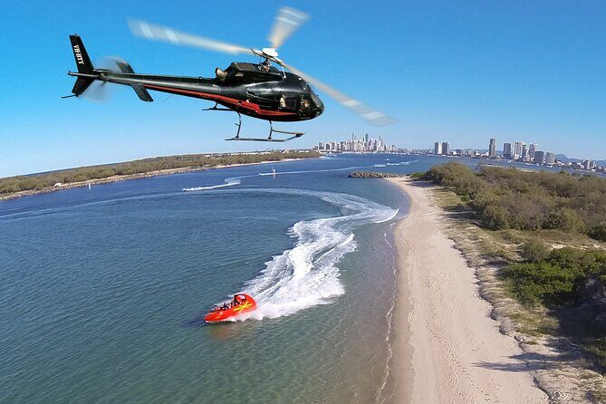 Gold Coast Helicopter 10 min Flight and Jet Boat Ride - An Overview of the Experience