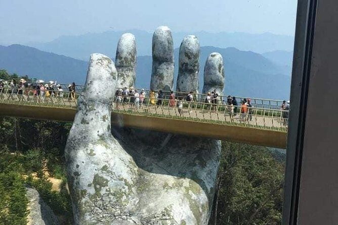 Golden Bridge - MARBLE MOUNTAIN - HOI AN-SAMPAN BOAT-NIGHT MARKET - FAQ