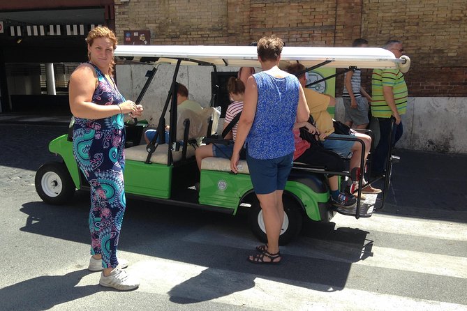 Golf Cart Around Imperial Rome - Admiring the Spanish Steps