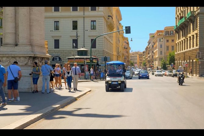 Golf Cart Tour: Explore Romes Iconic Landmarkes With Ease - Meeting Point and Tour Duration