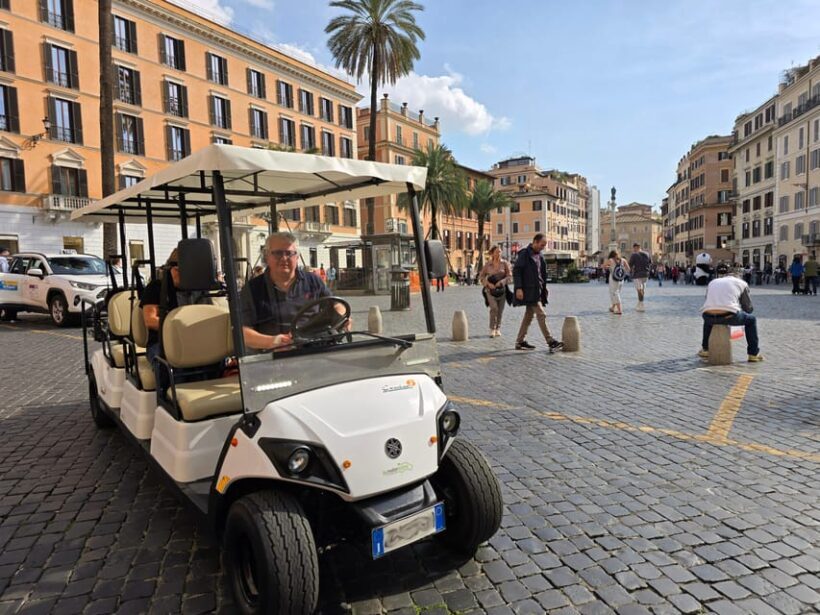 Golf Cart Tour of Rome: 3h with local guide and Gelato - The Itinerary in Detail