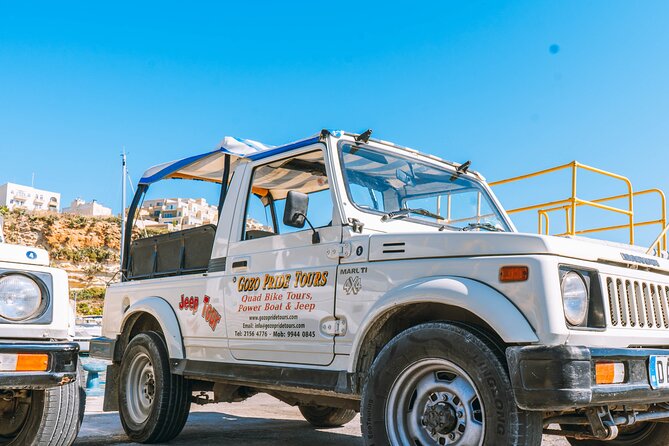 Gozo Full-Day Jeep Tour With Private Boat to Gozo & Return - Included and Excluded Offerings