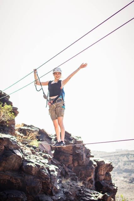Gran Canaria : Vía Ferrata "Amor & Odio" - Medium level - Safety and Quality