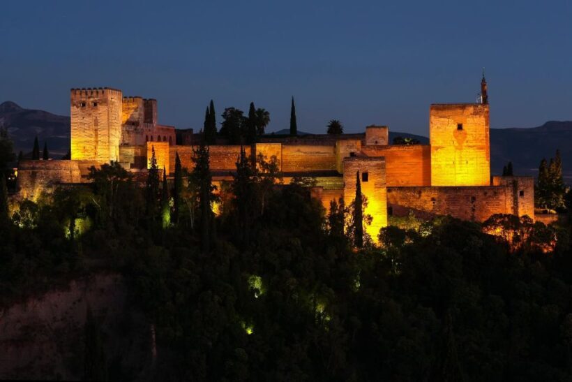 Granada: Alhambra Night Visit Entry Ticket - Key Points