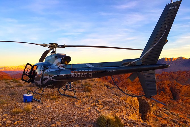 Grand Canyon Helicopter Flight With Sunset Valley of Fire Landing - Exclusive Landing at Valley of Fire State Park