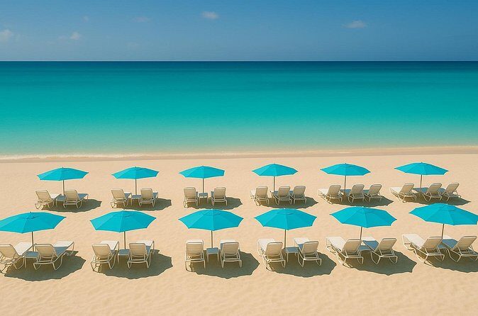 Grand Cayman Beach Day All Day Chairs Umbrella & Snorkelling - Key Points