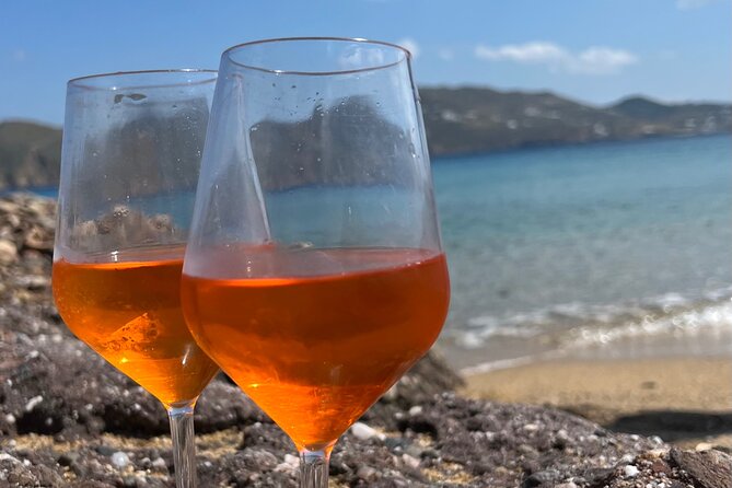 Greek Cocktails and Sunset - The Perfect Setting: A Secluded Beach
