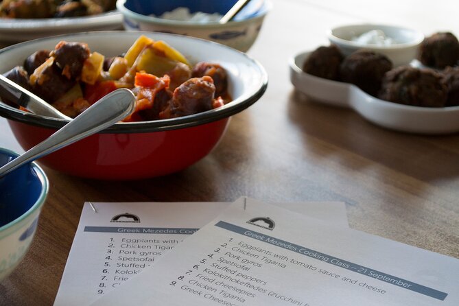 Greek Meze Cooking Class and Dinner With an Acropolis View - The Dining Experience and Ambiance