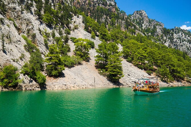 Green Canyon Boat Trip W/Lunch and Drinks From Antalya - Scenic Highlights and Activities