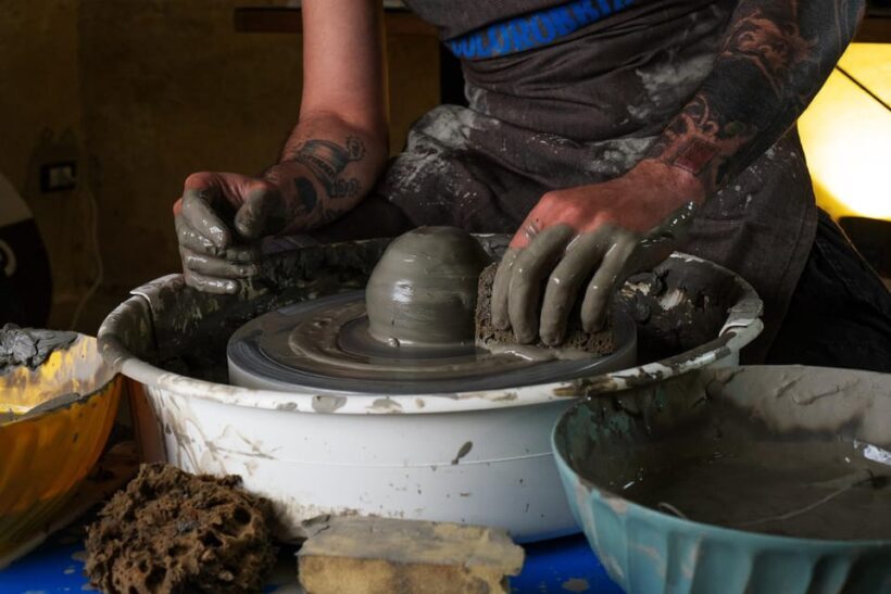 Grottaglie: Shaping Clay Dreams with a Ceramist - The Setting: An Enchanting Underground Workshop