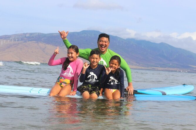 Group Surf Lesson at Kalama Beach in Kihei - The Sum Up