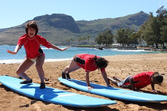 Group Surf Lesson at Kalapaki Beach - A Practical Look at the Kauai Surf Lesson