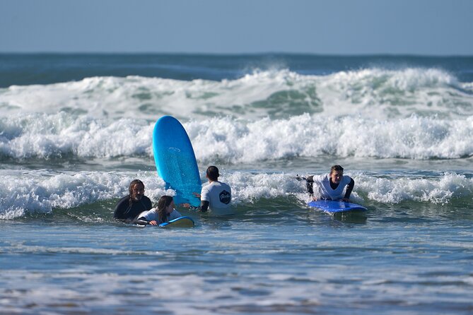 Group Surf Lesson in Costa Da Caparica - Meeting and Ending Points