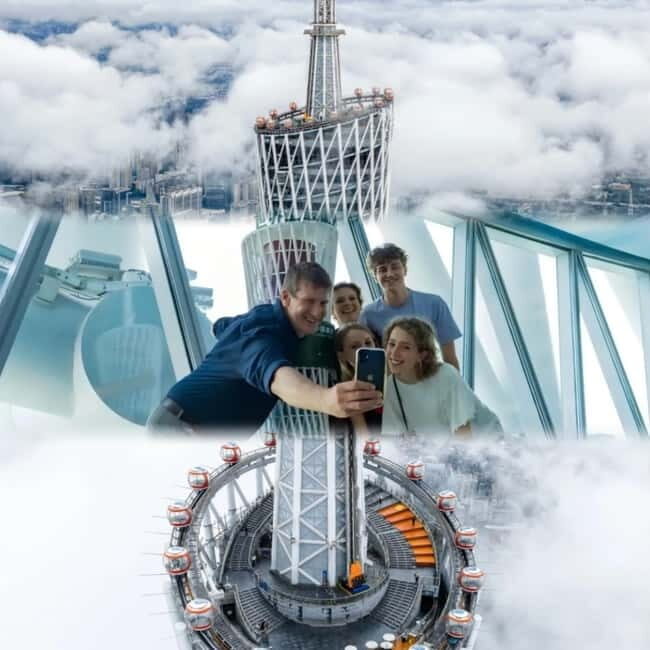 GuangzhouCanton Tower skyview Ticket 433m/450m/488m - Key Points
