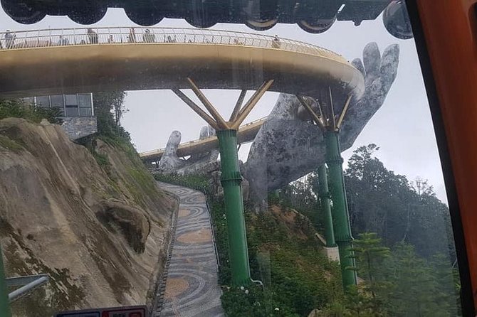 Guided Fullday Tour :Golden Bridge,Dragon Bridge,Marble Mountain,Monkey Mountain - The Itinerary in Detail