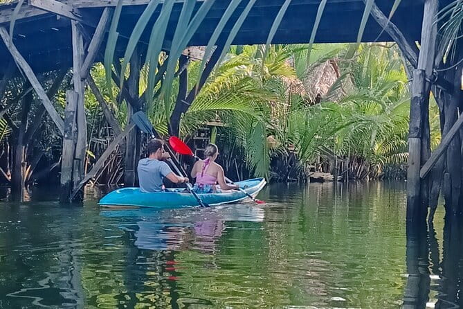 Guided Kayak trip around Green Cathedral outside Kampot, Sunset - Exploring the Green Cathedral Kayak Tour Outside Kampot