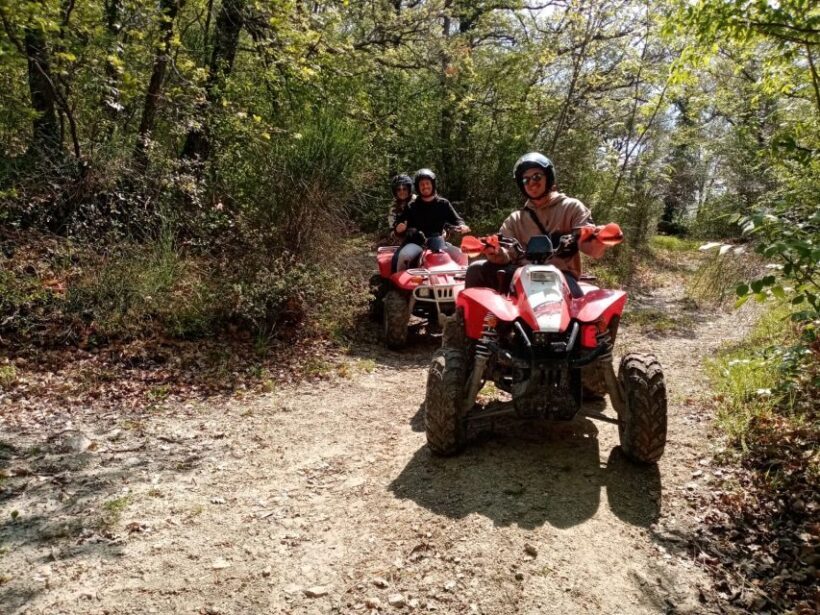 Guided quad tour with aperitif in the wood - The Forest Aperitif: A Unique Pause