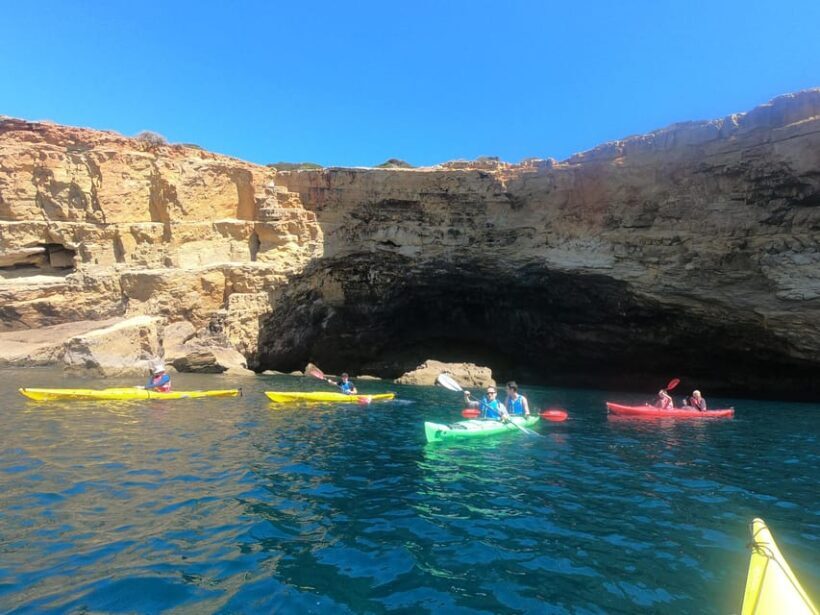 Guided sea kayaking adventures in the south western Algarve - Key Points