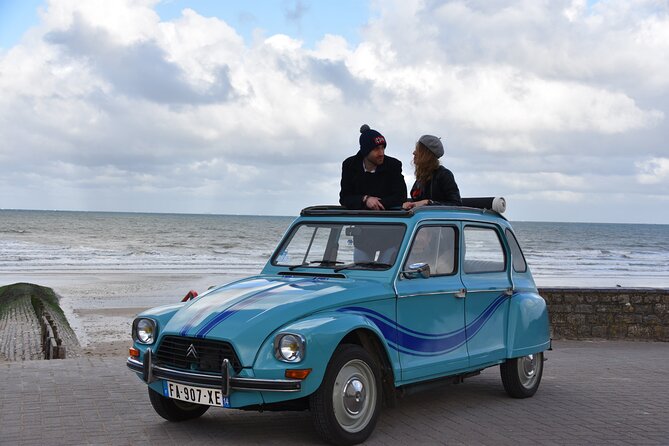 Guided Tour in an Old Convertible Car on the Côte De Nacre - Exploring Historical Architecture