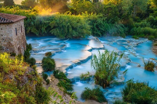 Guided tour of the wonderful Terme di Saturnia - The Route and Scenic Highlights