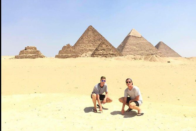Guided trip to great pyramids Sphinx islamic and christian Cairo - Starting Point: Giza Plateau at Dawn