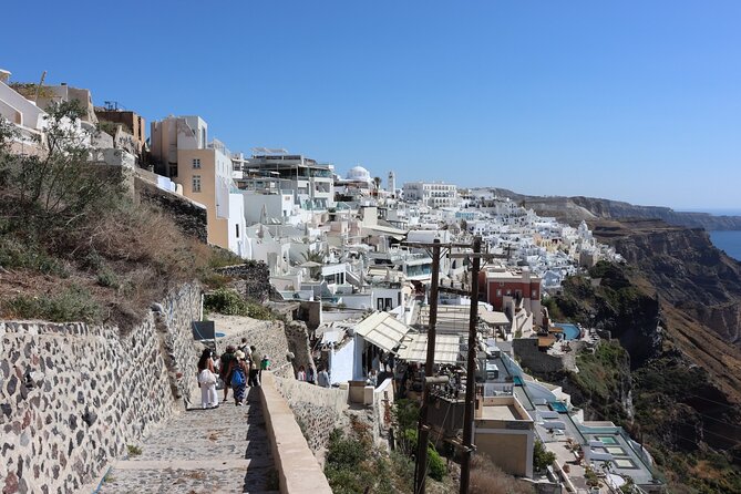 Guided Walking Tour in Santorini - Indulging in Local Cuisine and Wines