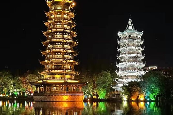 Guilin Four lakes night cruise with the English speaking driver from Guilin hotel - Breaking Down the Itinerary