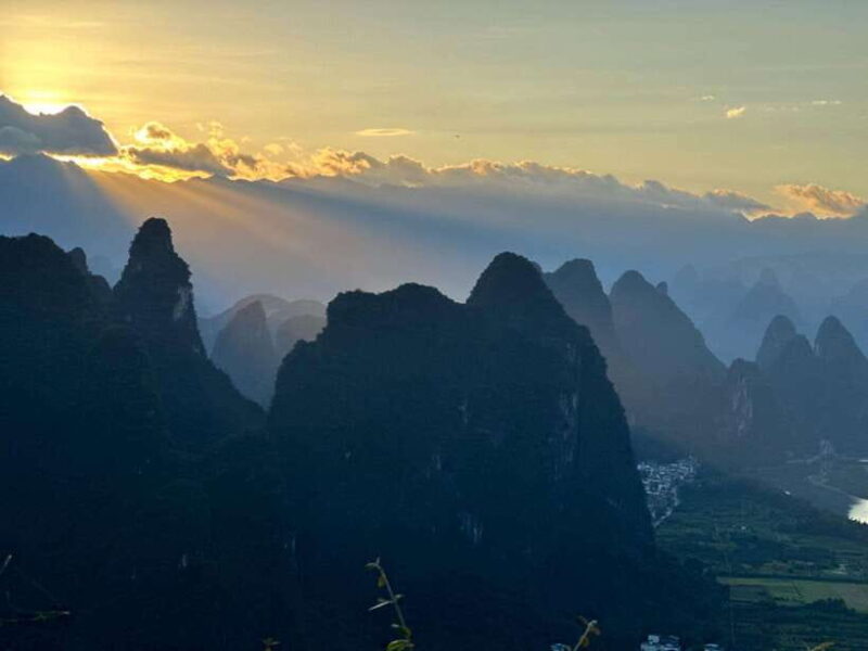 Guilin: Private Mountains and Rivers Day Tour - The Yulong River Bamboo Boat Ride