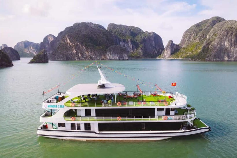 Ha Long Bay Day Tour: Buffet & Jacuzzi by Wonder of the Sea - Kayaking at Luon Cave: An Active Interlude