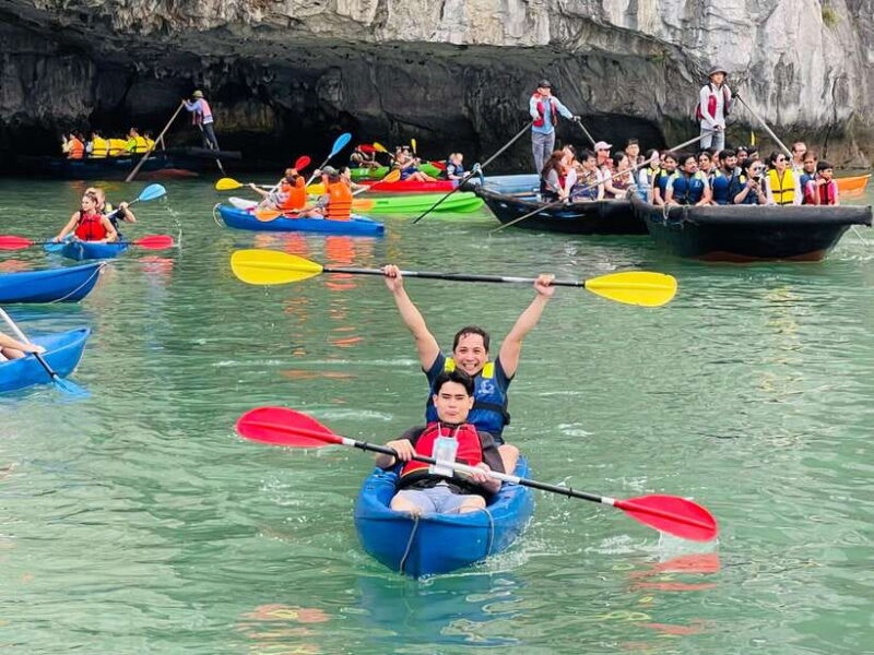 Ha Long Bay: Luxury Day Cruise, Caves, Kayak & Buffet Lunch - Key Points