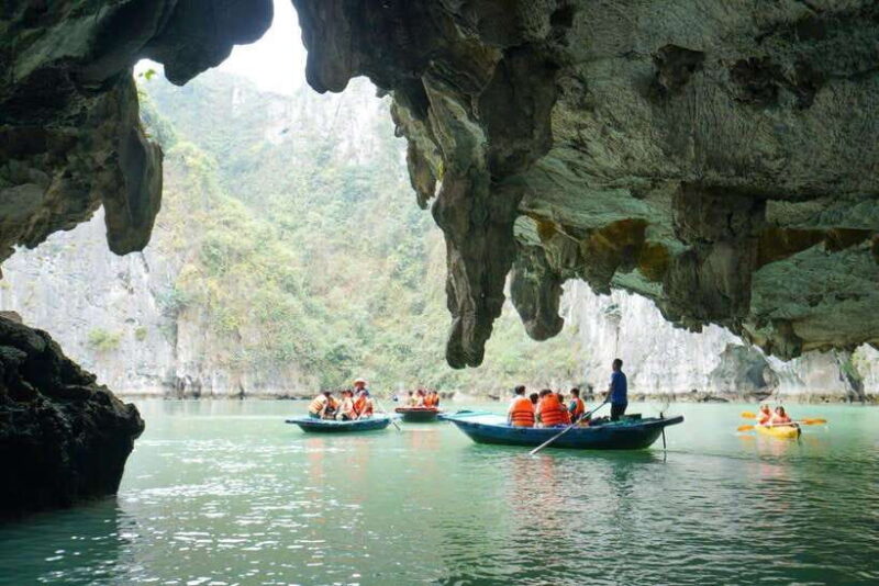 Ha Long Bay Luxury Day Cruise with Buffet Lunch From Hanoi - Key Points