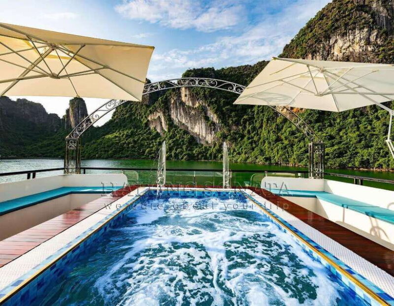 Ha Long Bay Luxury Day Cruise with Buffet Lunch From Hanoi - Sunset and Return Journey