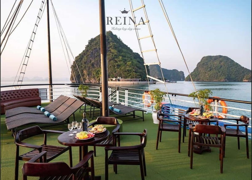 Ha Long Day Cruise-6 hours to explore &kayaking&sunset party - Lunch with a View: Vietnamese Cuisine on Board