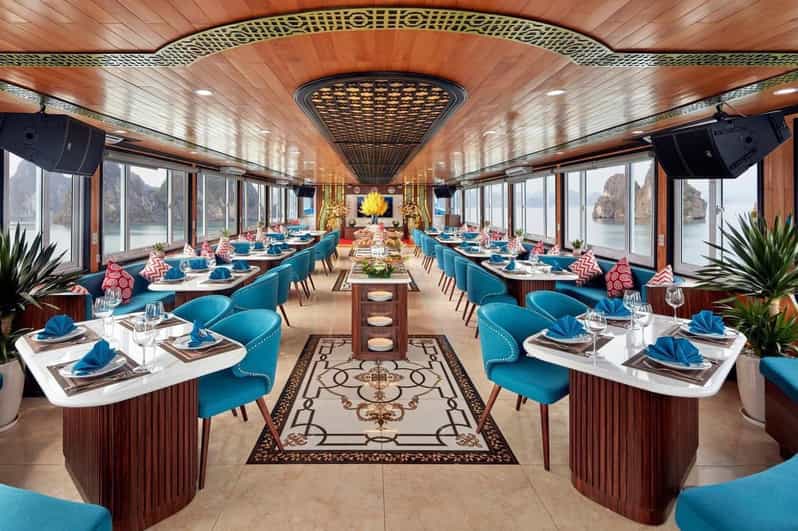 Ha Long Premium Cruise 5 Star Luxury Day Trip - The Sunset Party and Evening Relaxation