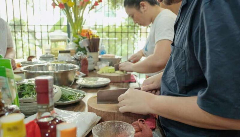 Ha Noi Cooking Class: Local Market Tour - Hands-On Cooking: Learning and Tasting