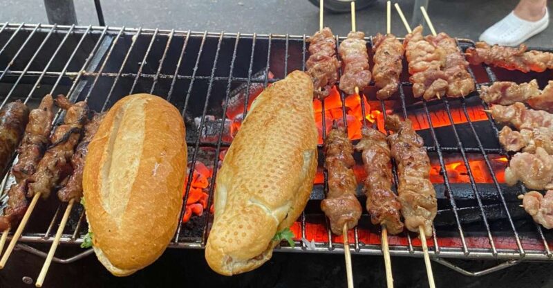 Ha Noi Street food Tour with Train street - The Iconic Banh Mi and Local Beers