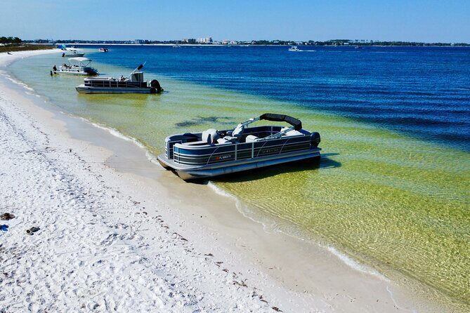 Half Day 90HP Pontoon Rental to Shell Island - Introduction to the Experience