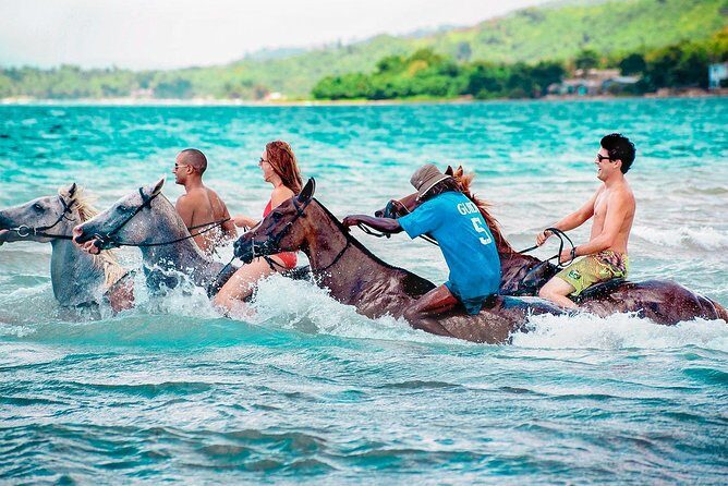 Half Day Beach Horseback Riding in Ocho Rios + Lunch - Key Points