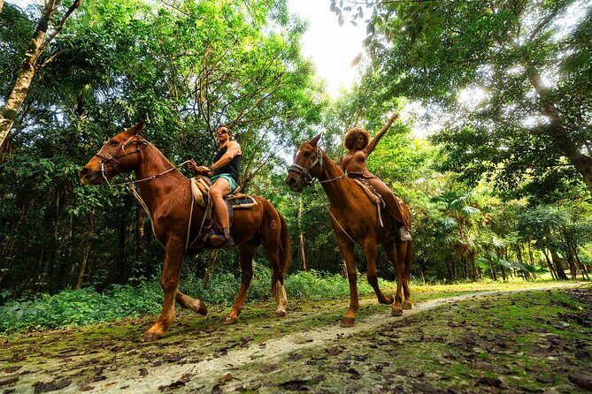 Half-day Cancun: Horseback riding, ATV, zipline & cenote - A Deep Dive into the Tour
