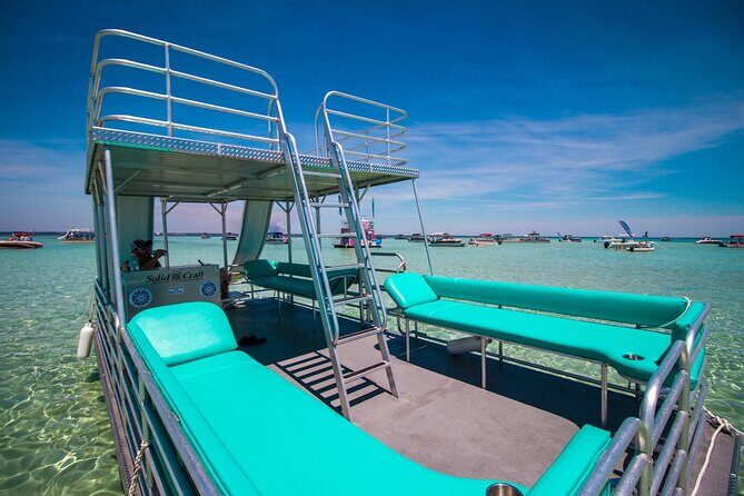 Half Day Double Decker Pontoon Boat Rental from Okaloosa Island - The Highlights of Your Day on the Water