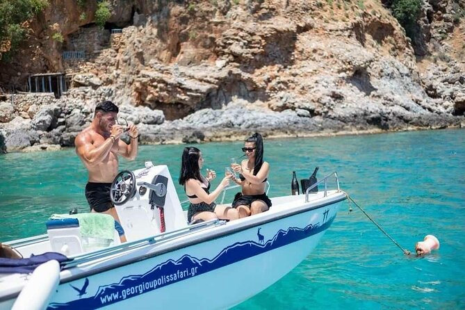 Half-Day Small-Group Boat Safari in Crete - Included Amenities