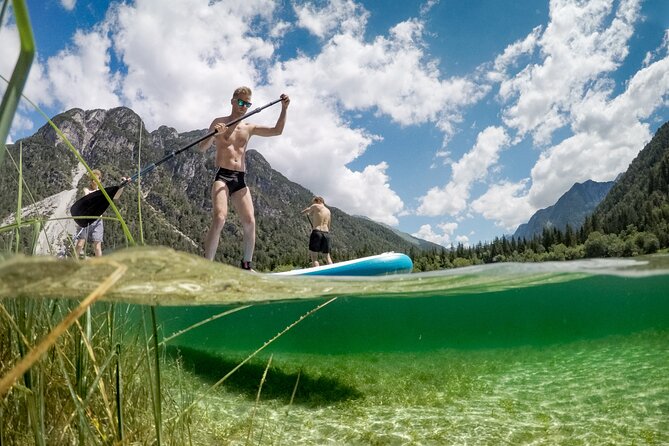 Half Day Stand-Up Paddle Boarding (SUP) Trip on Lake Predil - Meeting and End Point