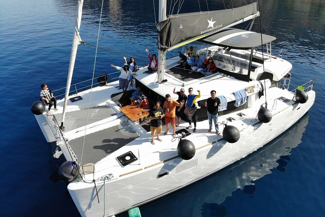Half-Day Tailor-made Private Catamaran Cruise in Santorini - Tour Features