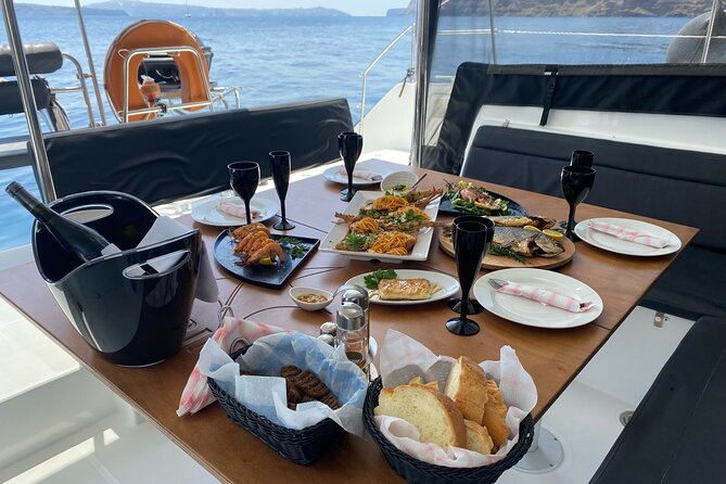 Half-Day Tailor-made Private Catamaran Cruise in Santorini - Highlights of the Cruise