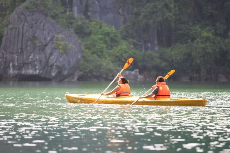 Halong Bay: Day Cruise with Caves, Kayaking & Sunset Party - Return to Hanoi: Stress-Free and Timely
