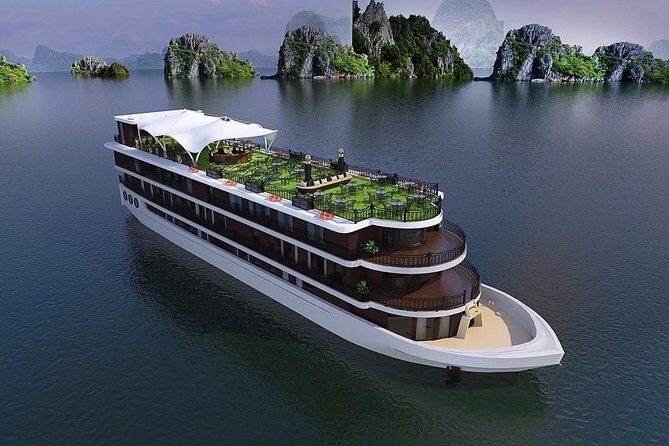 Halong bay Luxury Cruise 2D/1N: Surprise cave, Titop island, meals, best prices - Key Points