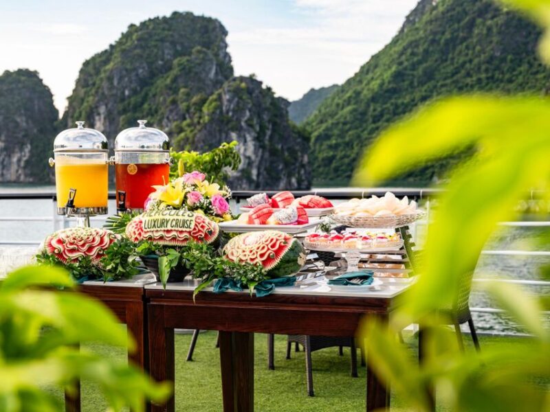Halong Bay Luxury Cruise, 6 hours trip, buffet, kayaking - The Itinerary in Detail