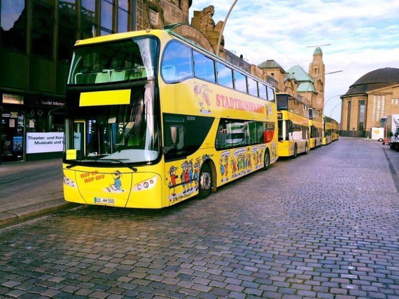 Hamburg: Hop-On Hop-Off Bus Tour Yellow Double Decker - Exploring Hamburg on a Double-Decker Bus