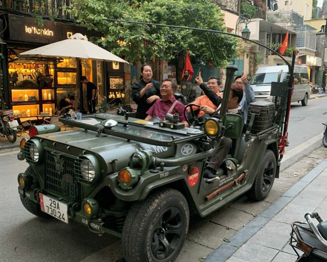 Hanoi by Night: Private City Jeep Tour and Jazz Music Club - Discovering Hanoi’s French & Old Quarter Charm