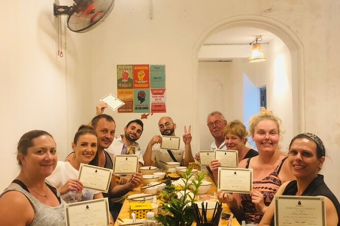 Hanoi Cooking Class Learning 5 Dishes including Banh Xeo - Getting a Sense of the Experience